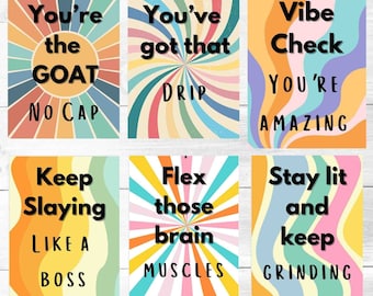 Classroom Poster Gen Z Slang Bundle Back to School Motivation Growth ...