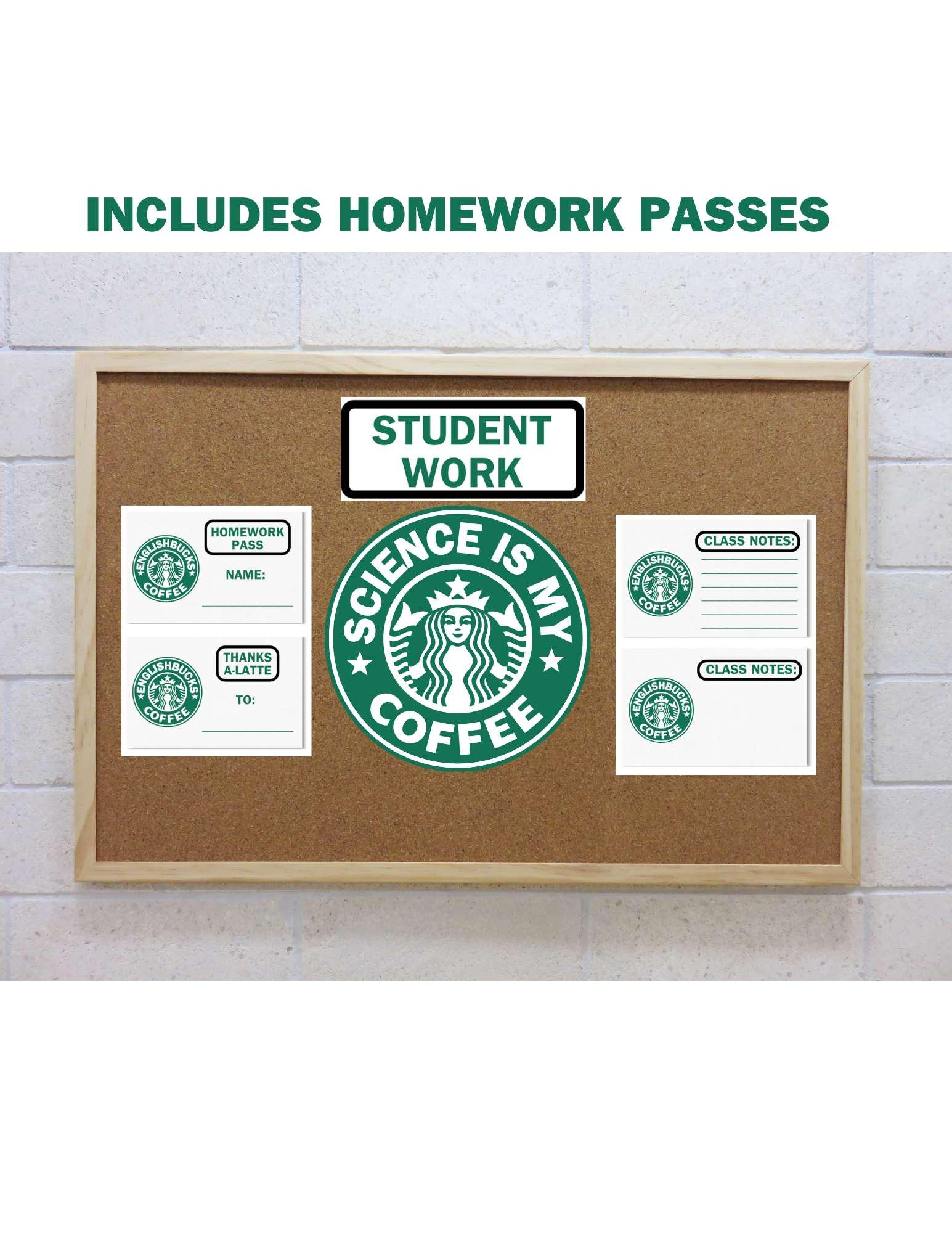 Coffee Theme Science Classroom Decor Coffee Shop Bulletin Board Bundle ...