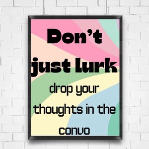 Classroom Poster Rules Back to School Gen Z Slang Class Rules ...