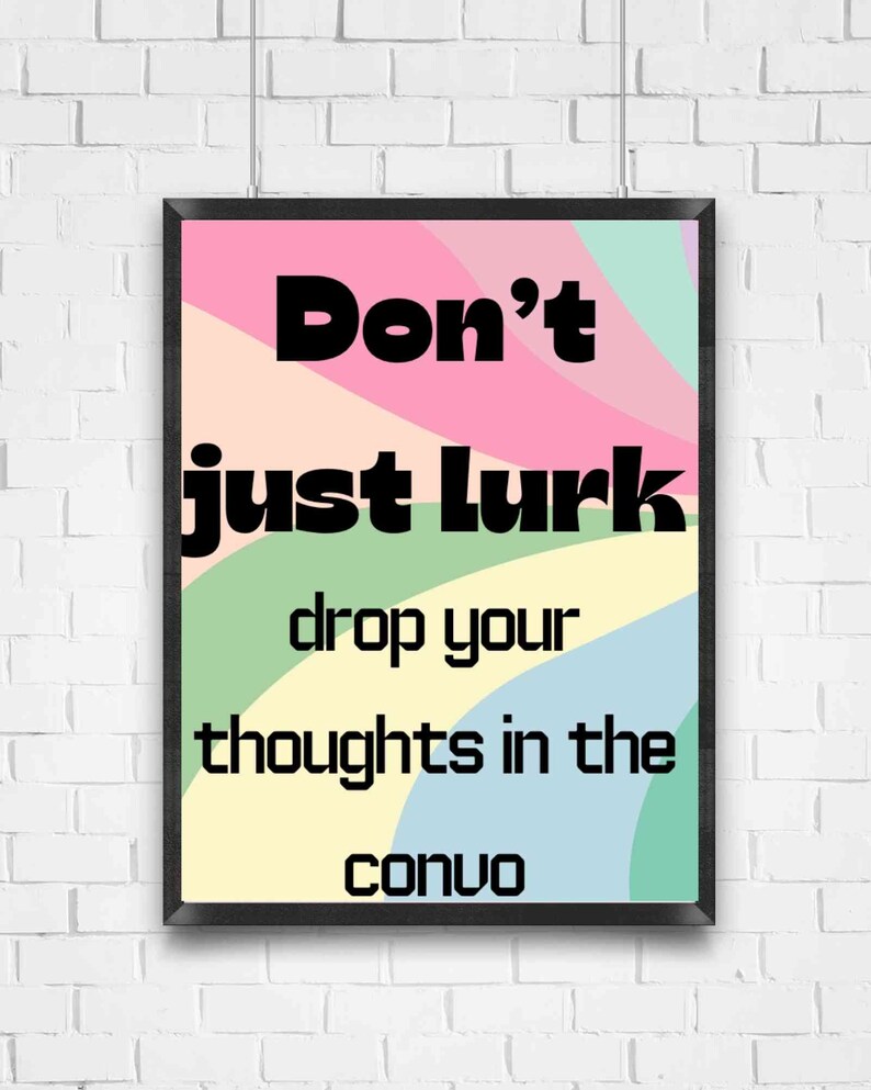 Classroom Poster Rules Back to School Gen Z Slang Class Rules ...