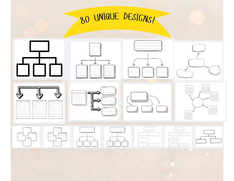 Brainstorm Mind Map Printable Planner, Mindmap Template, Study Guide ...