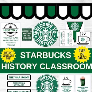 Coffee Theme History Social Studies Classroom Decor Coffee Shop ...
