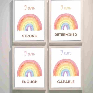 Motivation Positive Affirmation Poster Back to School Homeschool ...