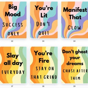 Classroom Motivation 30 Poster Bundle Gen Z Slang Motivation for Growth ...