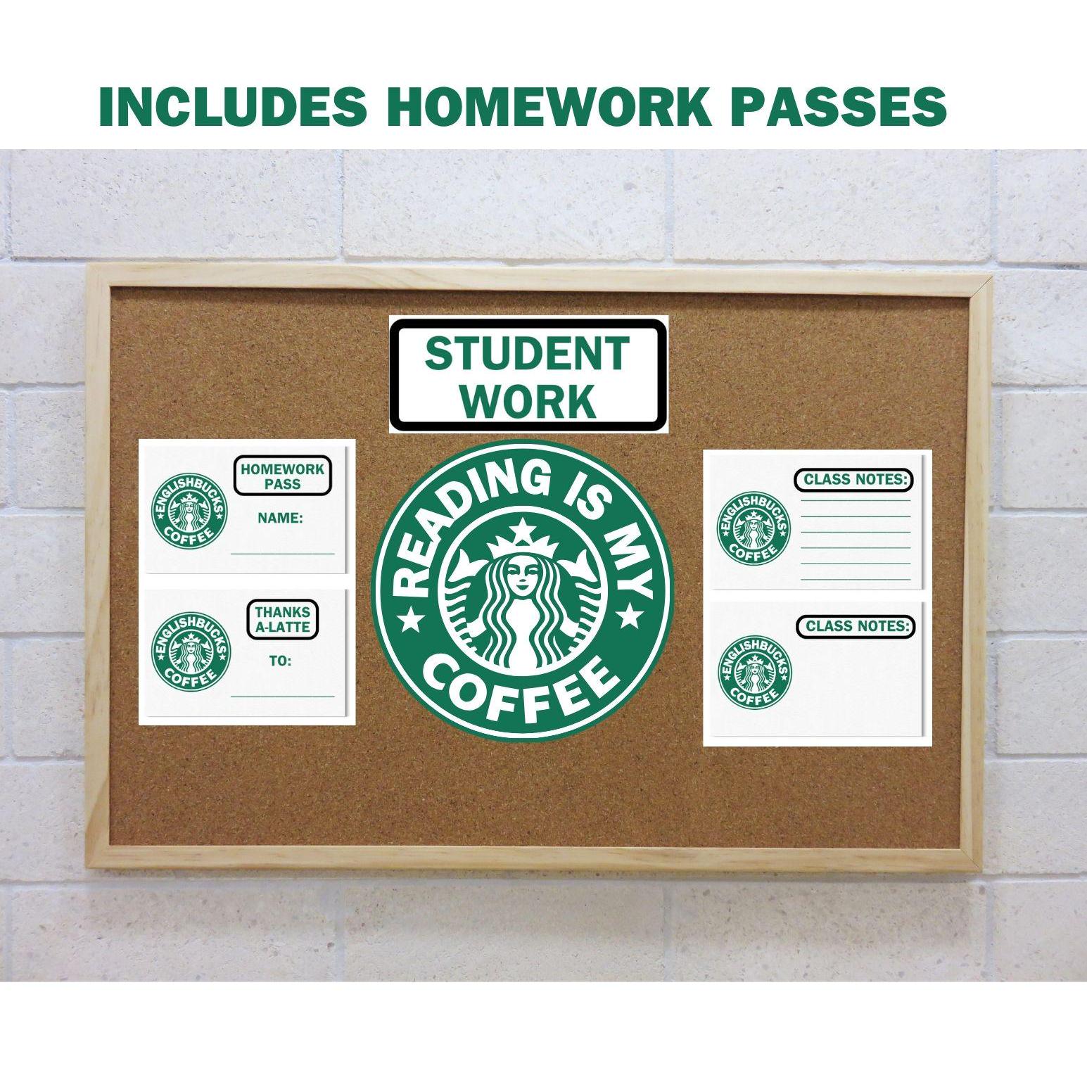 Coffee Theme Classroom Decor Coffee Shop Bulletin Board Bundle School ...