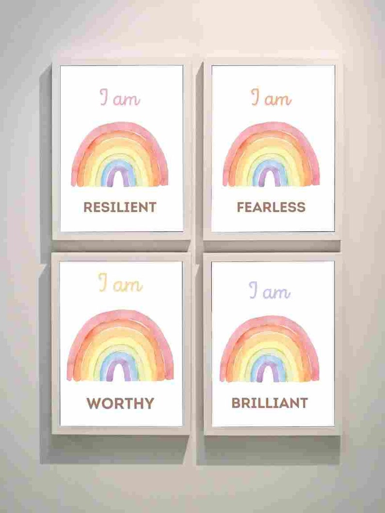 Motivation Positive Affirmation Poster Back to School Homeschool ...