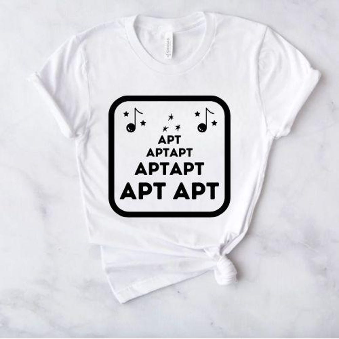 APT Song Rose Bruno Mars K-pop Merch Song Shirt Womens Top K Pop Lover ...