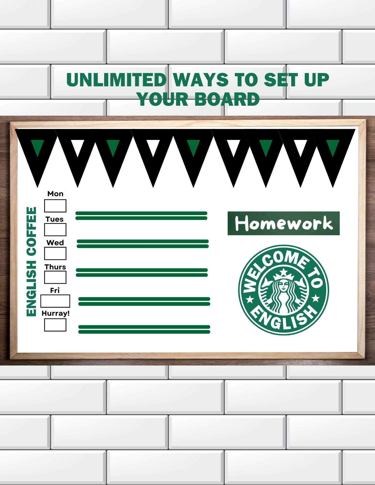 Coffee Theme English ELA Reading Writing Classroom Decor Coffee Shop ...