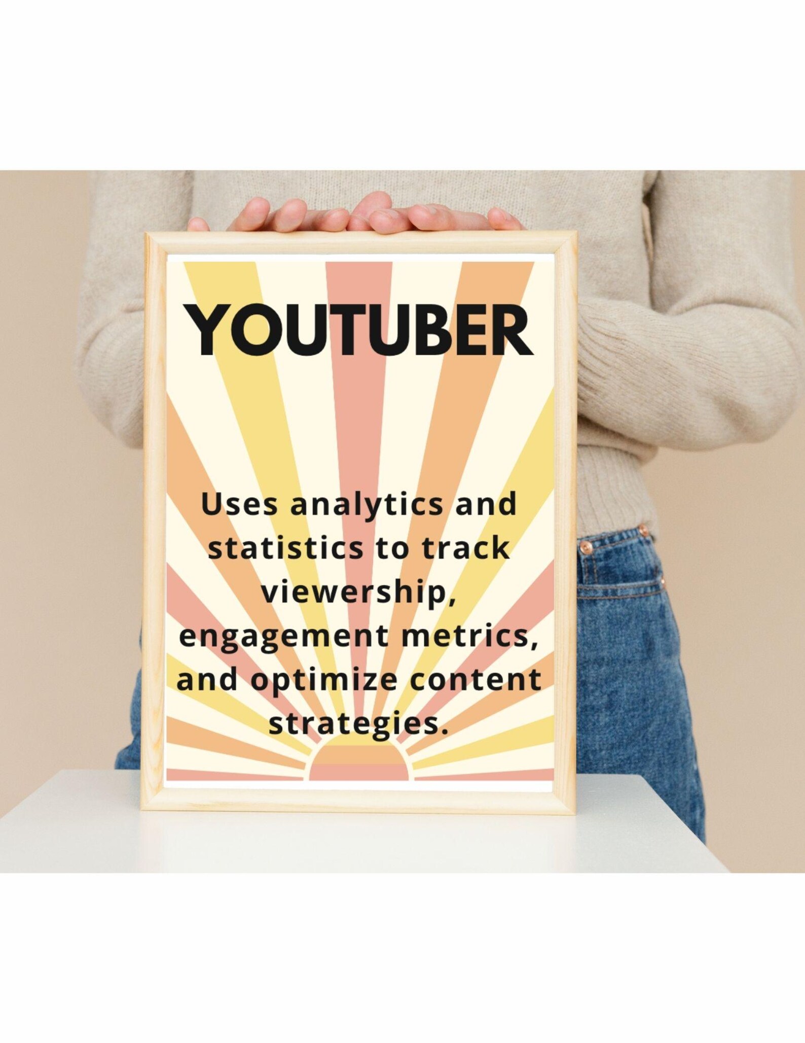 Math Career Job Poster Math Classroom Decor Educational School Posters ...