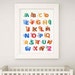 Animal Alphabet Poster Nursery Wall Art Nursery Decor Printable Wall ...