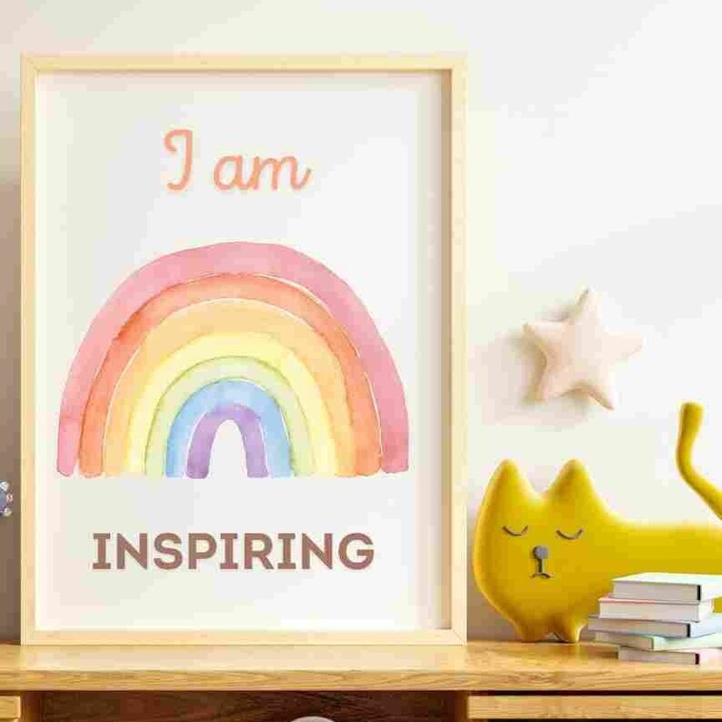 Motivation Positive Affirmation Poster Back to School Homeschool ...