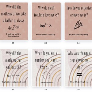 Funny Math Jokes Poster Classroom Posters Printable Hilarious Puns ...