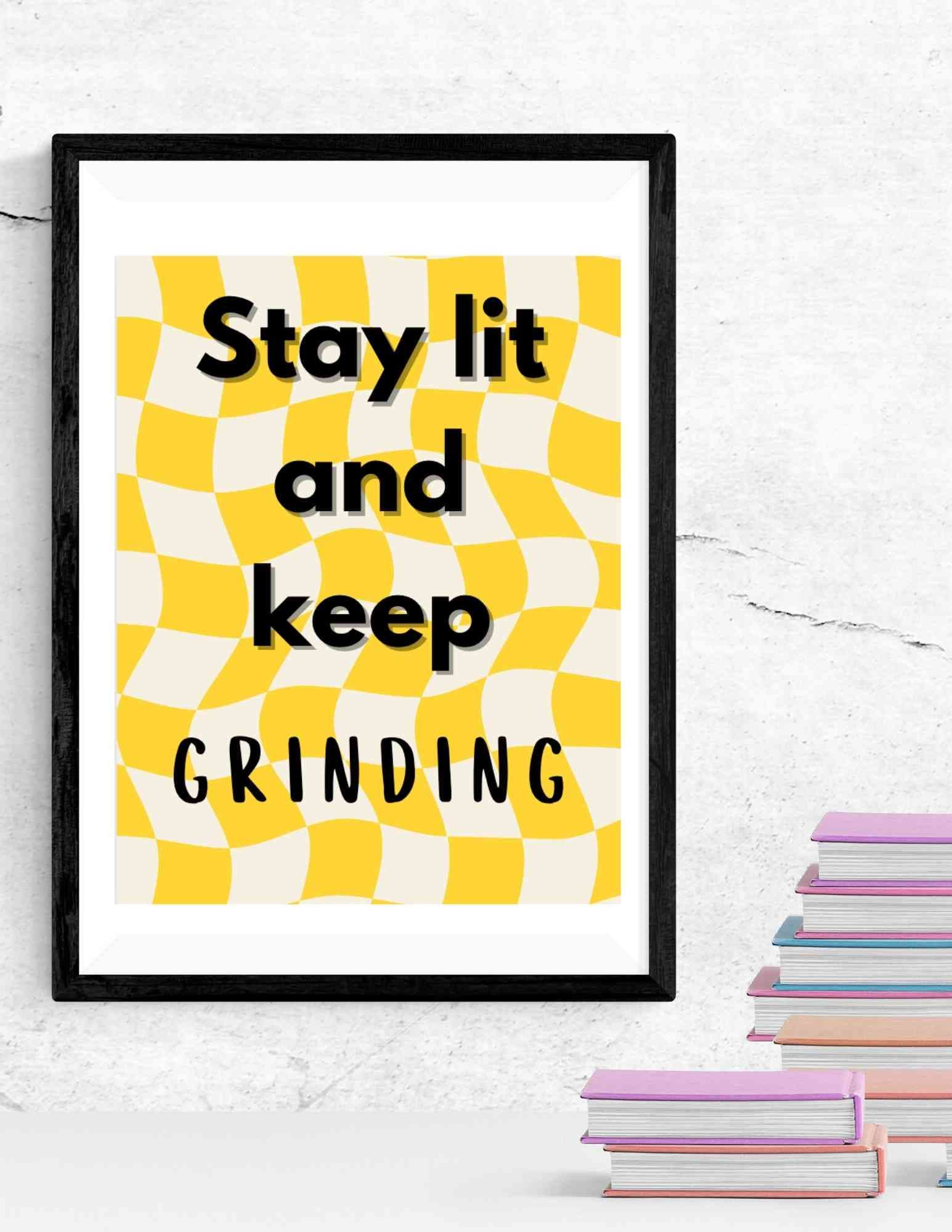 Classroom Poster Back to School Gen Z Slang Motivation for Growth ...