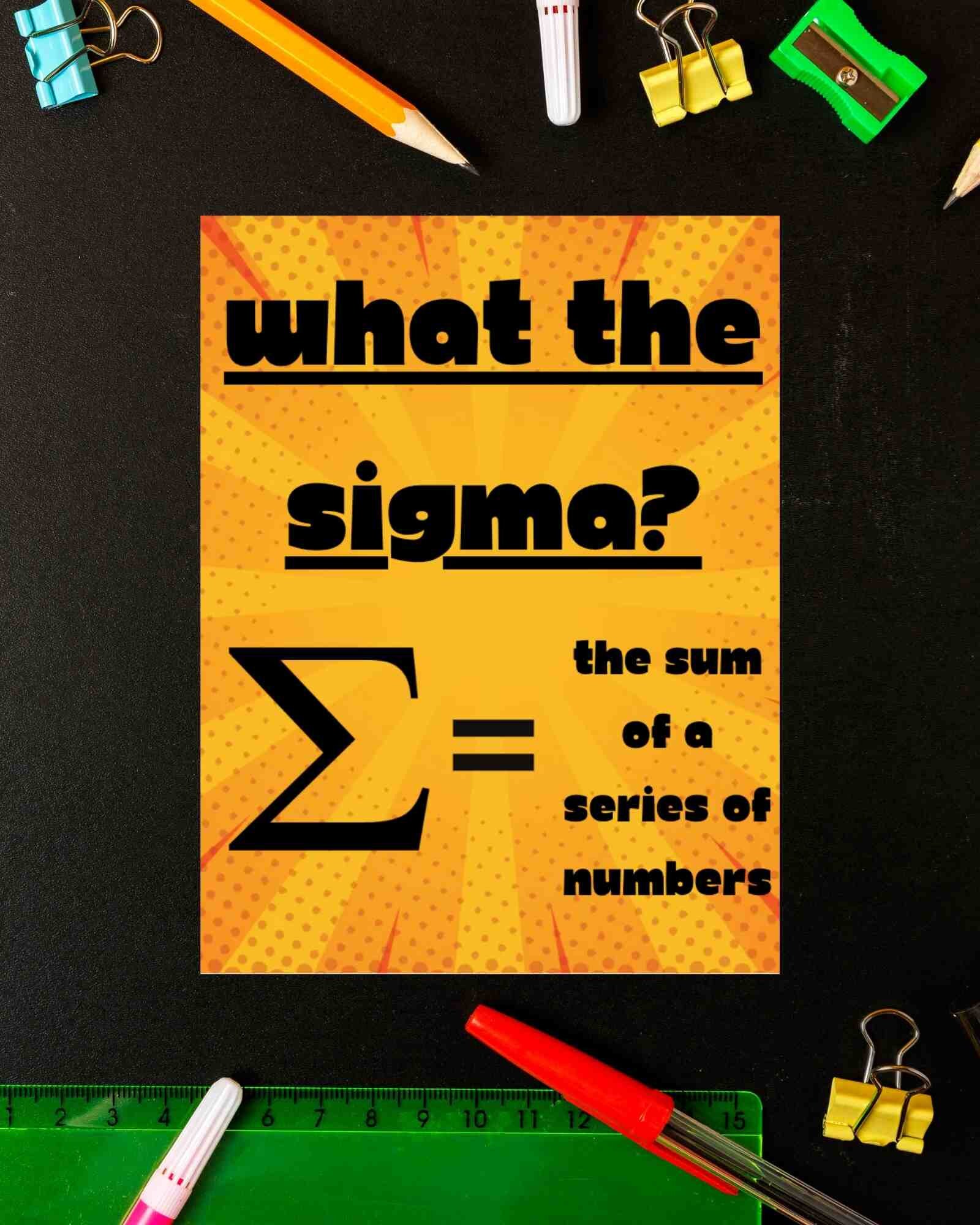 Math Poster Middle High School Back to School Gen Z Slang Math Poster ...