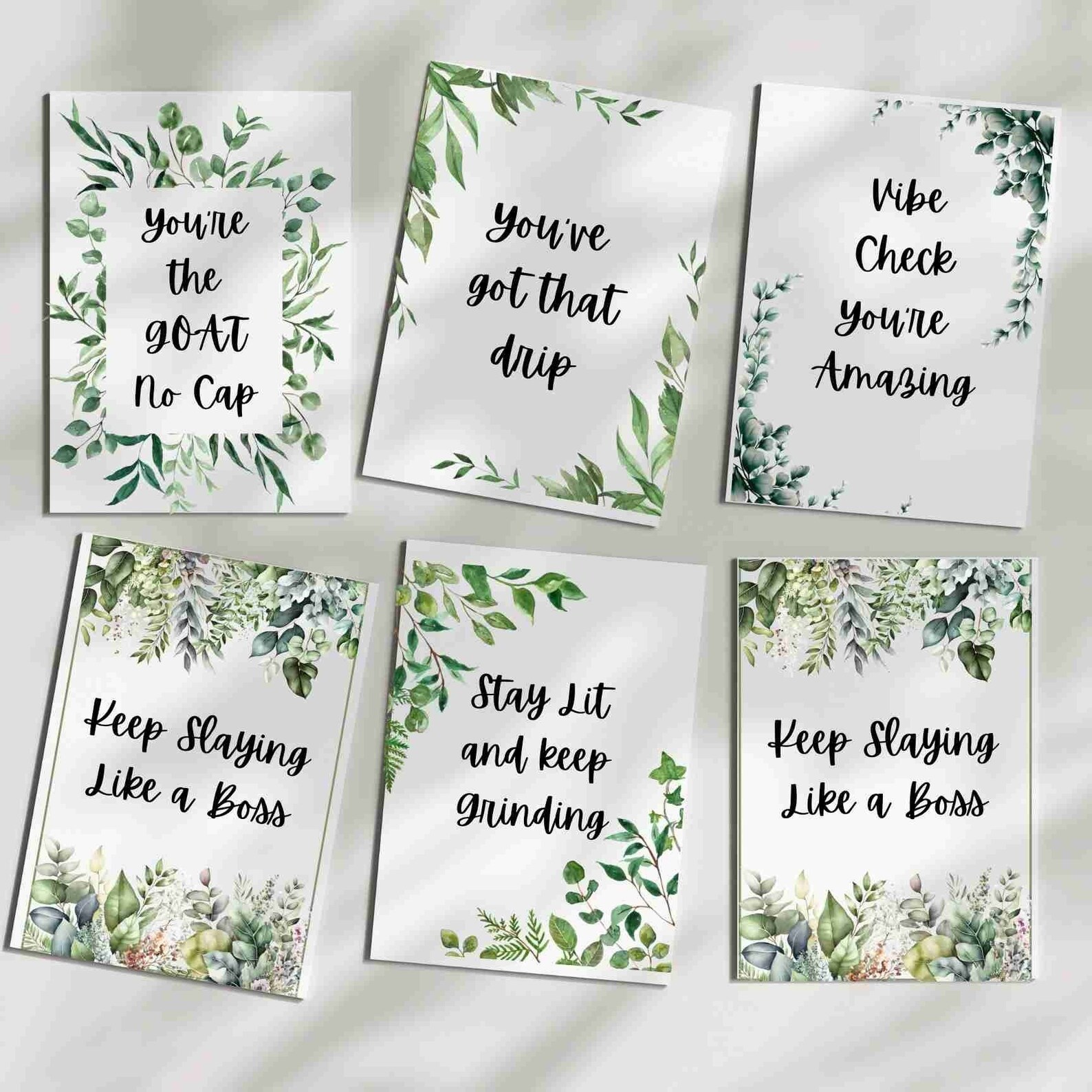 Classroom Poster Back to School Gen Z Slang Motivation for Growth ...