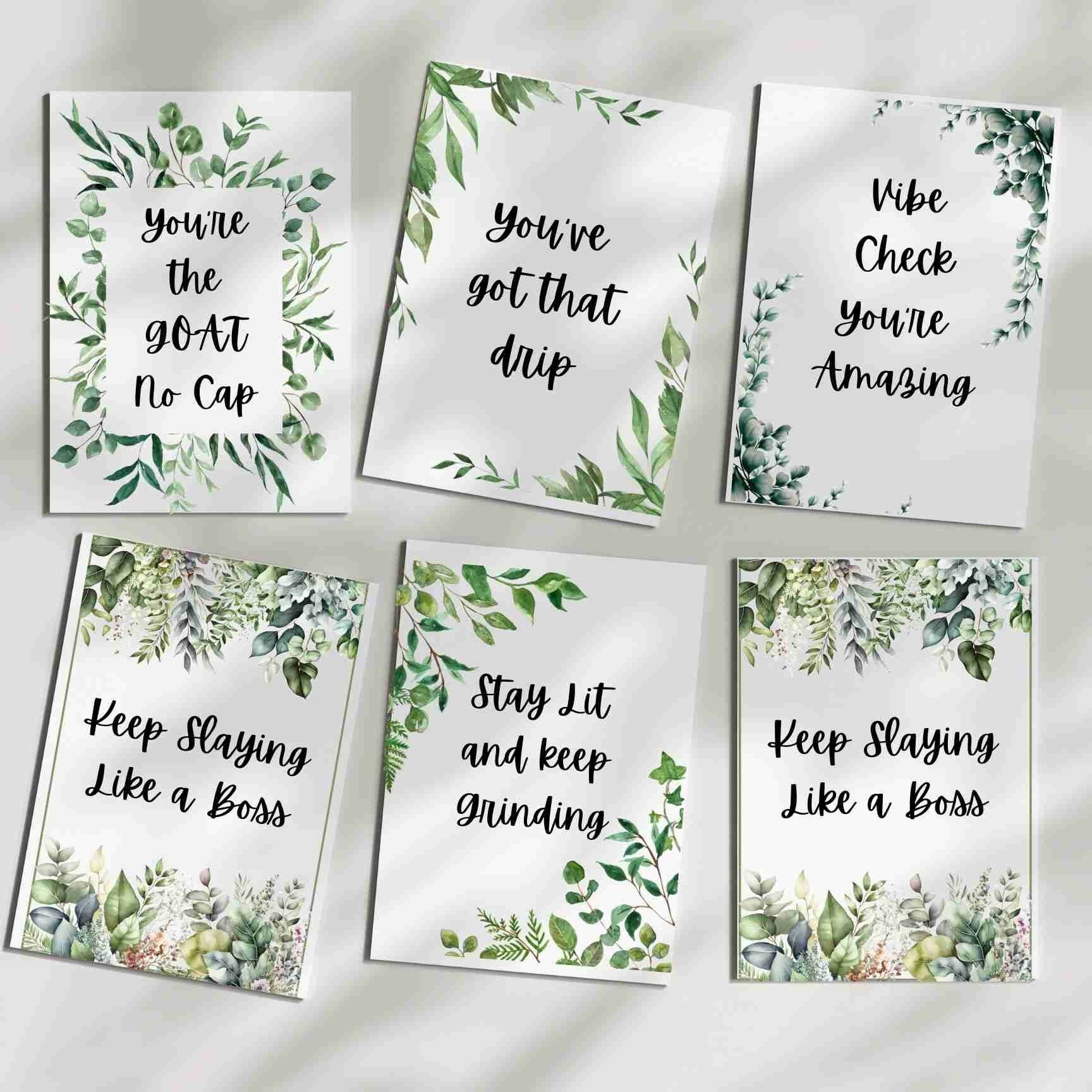 Classroom Poster Back to School Gen Z Slang Motivation for Growth ...