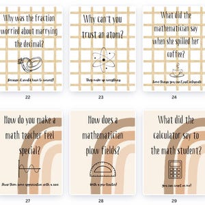 Funny Math Jokes Poster Classroom Posters Printable Hilarious Puns ...