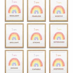 Motivation Positive Affirmation Poster Back to School Homeschool ...