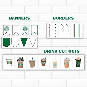 Coffee Cafe Themed Classroom Decor Coffee Shop Bulletin Board Bundle ...