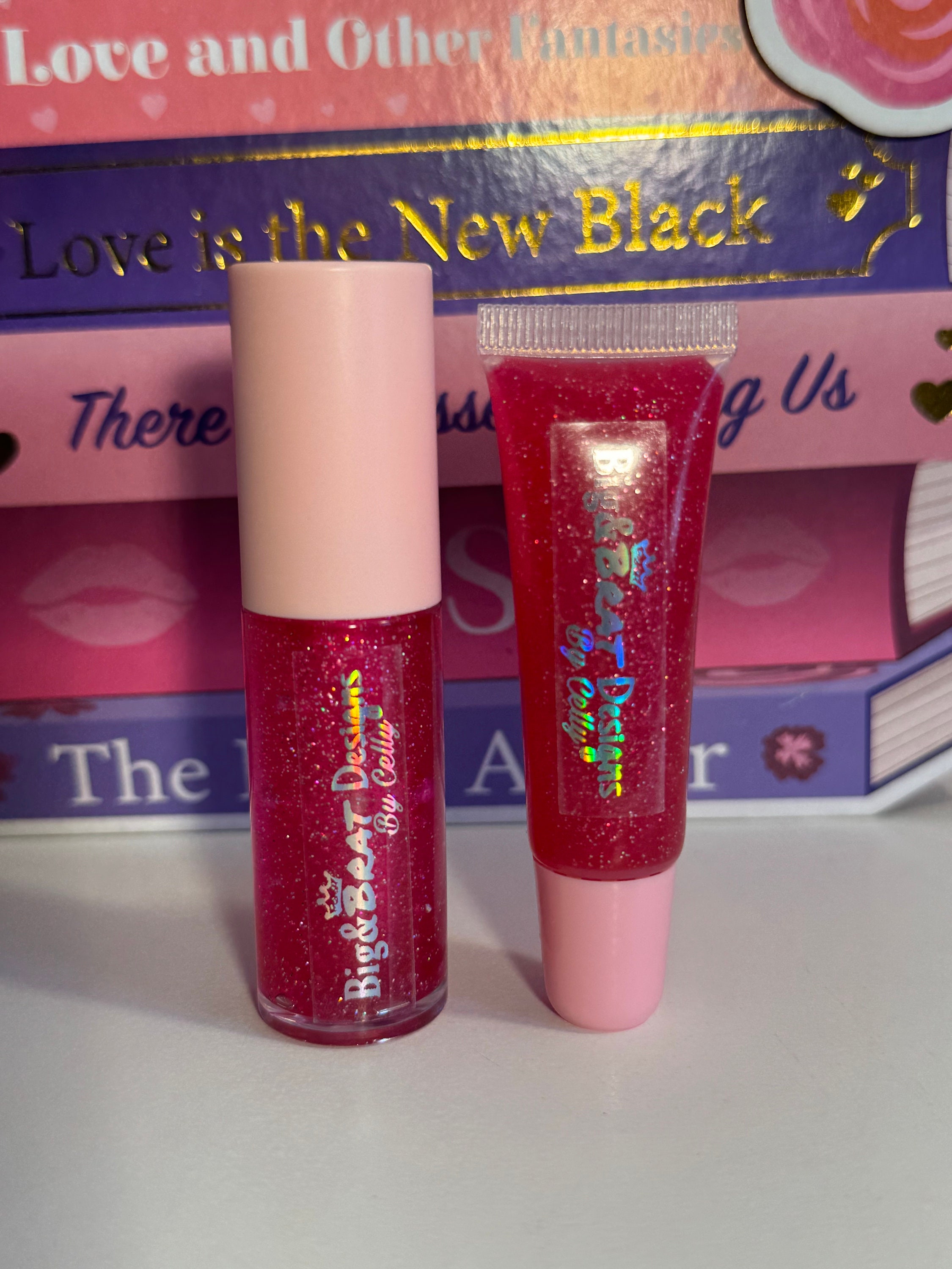 Pink Lemonade Cotton Candy Flavor Lip Gloss Shiney Glossy Tubes ...