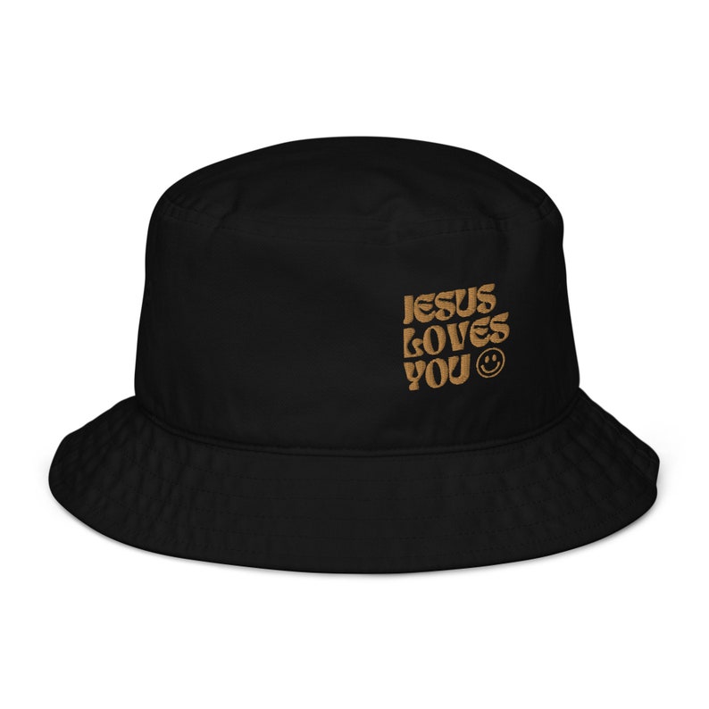 Jesus Loves You Organic Bucket Hat - Etsy