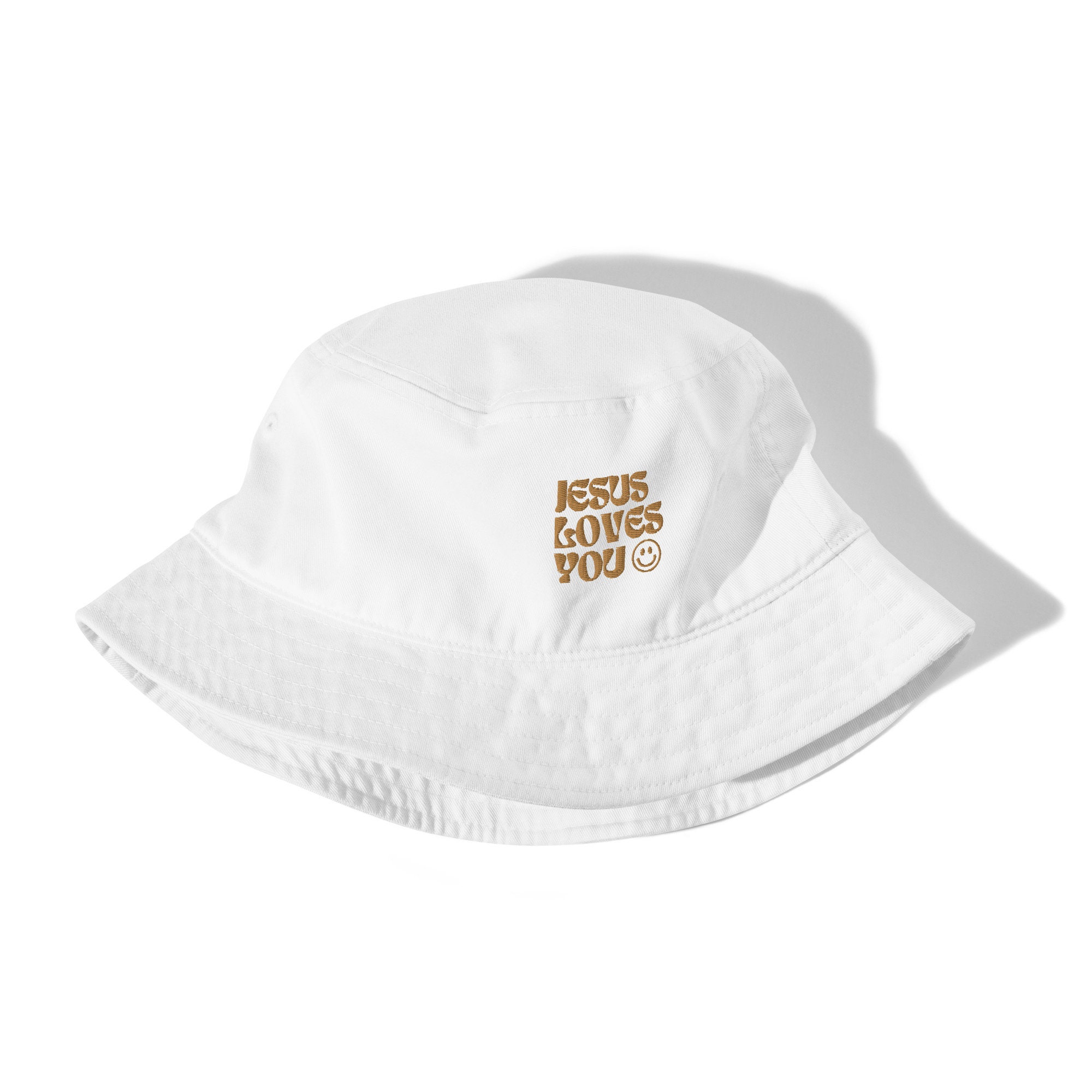 Jesus Loves You Organic Bucket Hat - Etsy