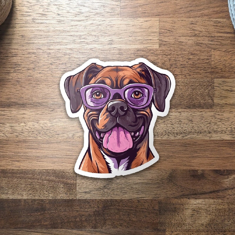 Boxer Sticker - Etsy