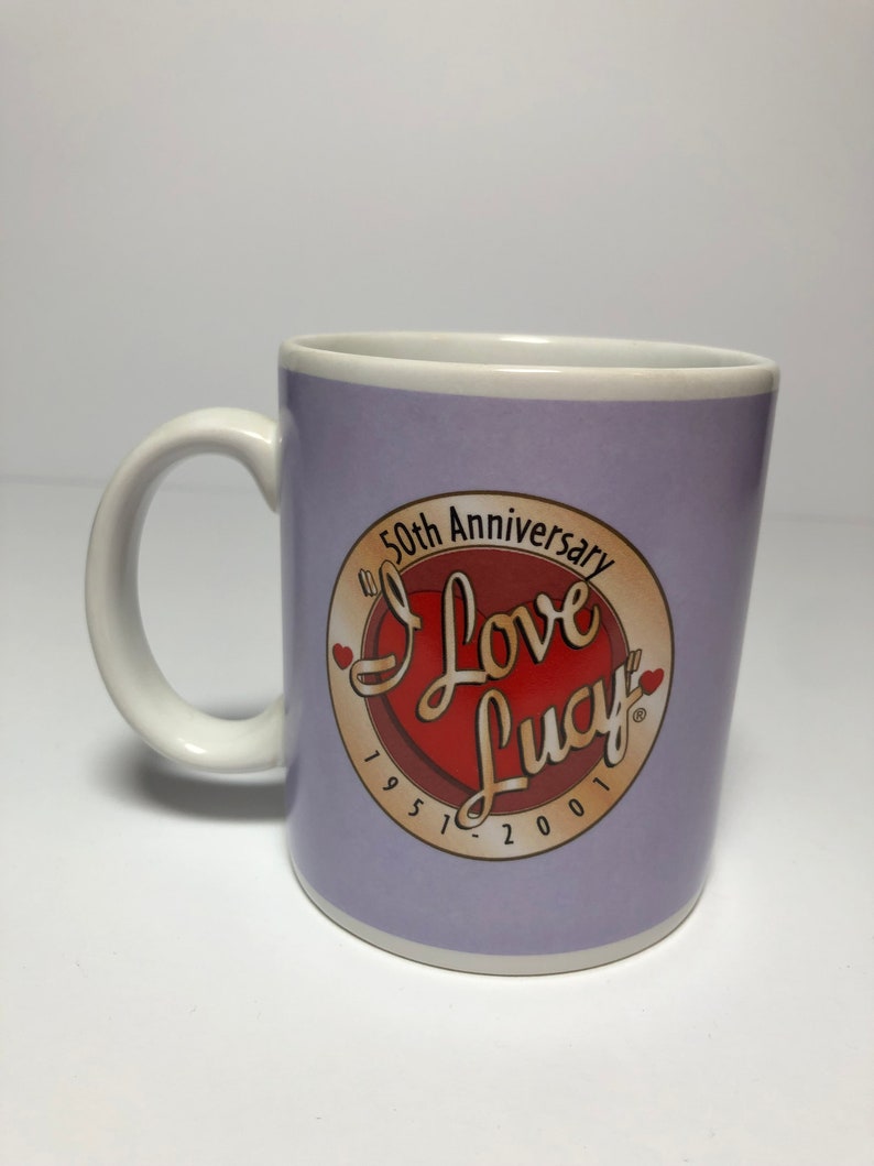 I Love Lucy Collector's Coffee Mug Ceramic Red Heart Vitameatavegamin ...