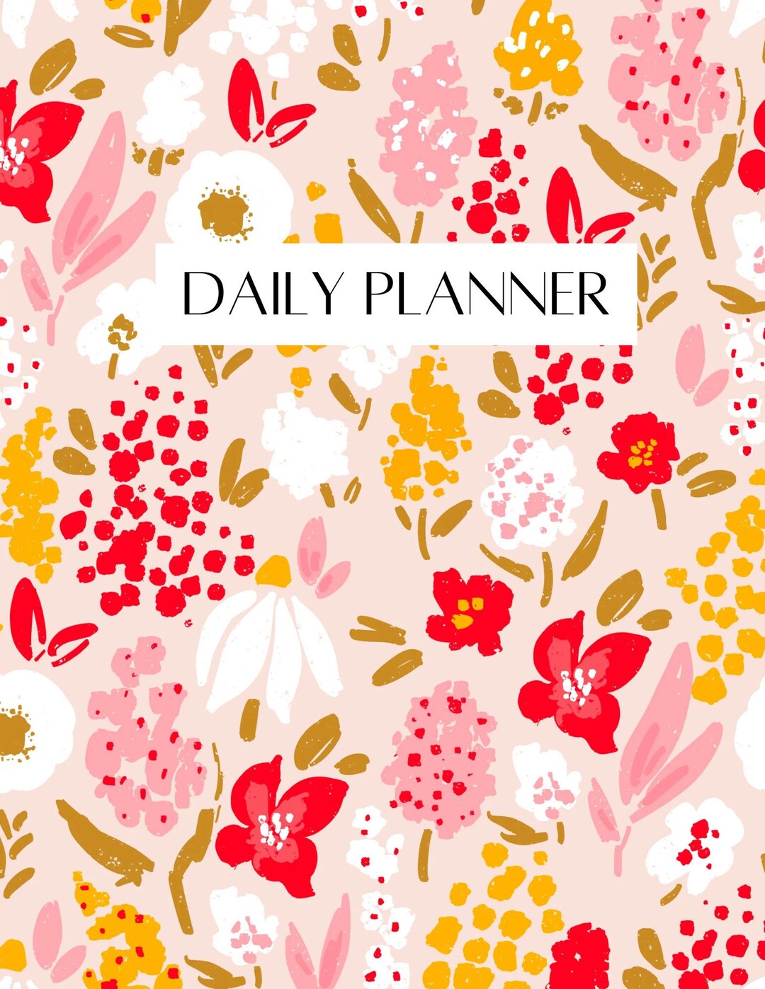 Daily Planner Digital Download - Etsy