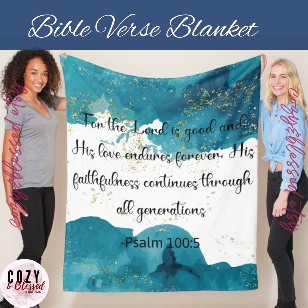 Scripture Gifts, Bible Verse Blanket, Christan Gift, Religious Gift ...