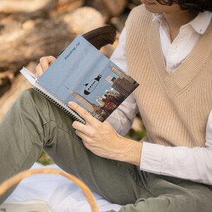 Hand Drawn Submarine Doodle NYC Skyline Writing Journal, Artsy Travel ...