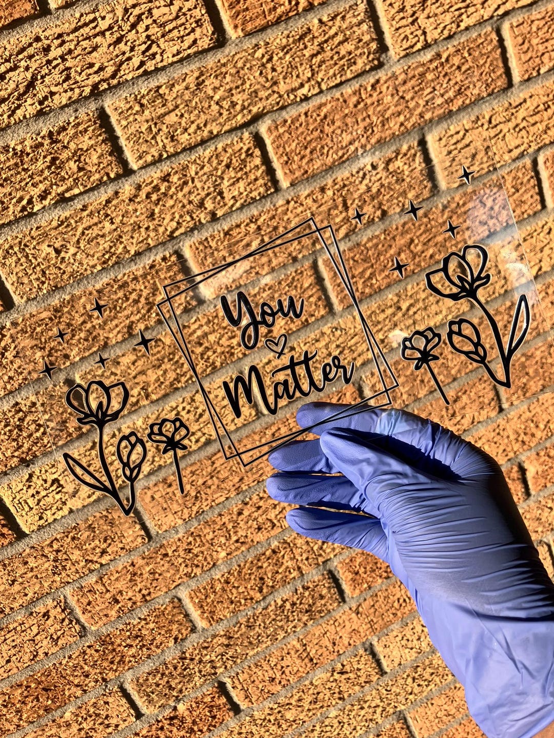 You Matter Cup Wrap| Mental Health 16oz Cup Wrap | Ready to Apply| No ...