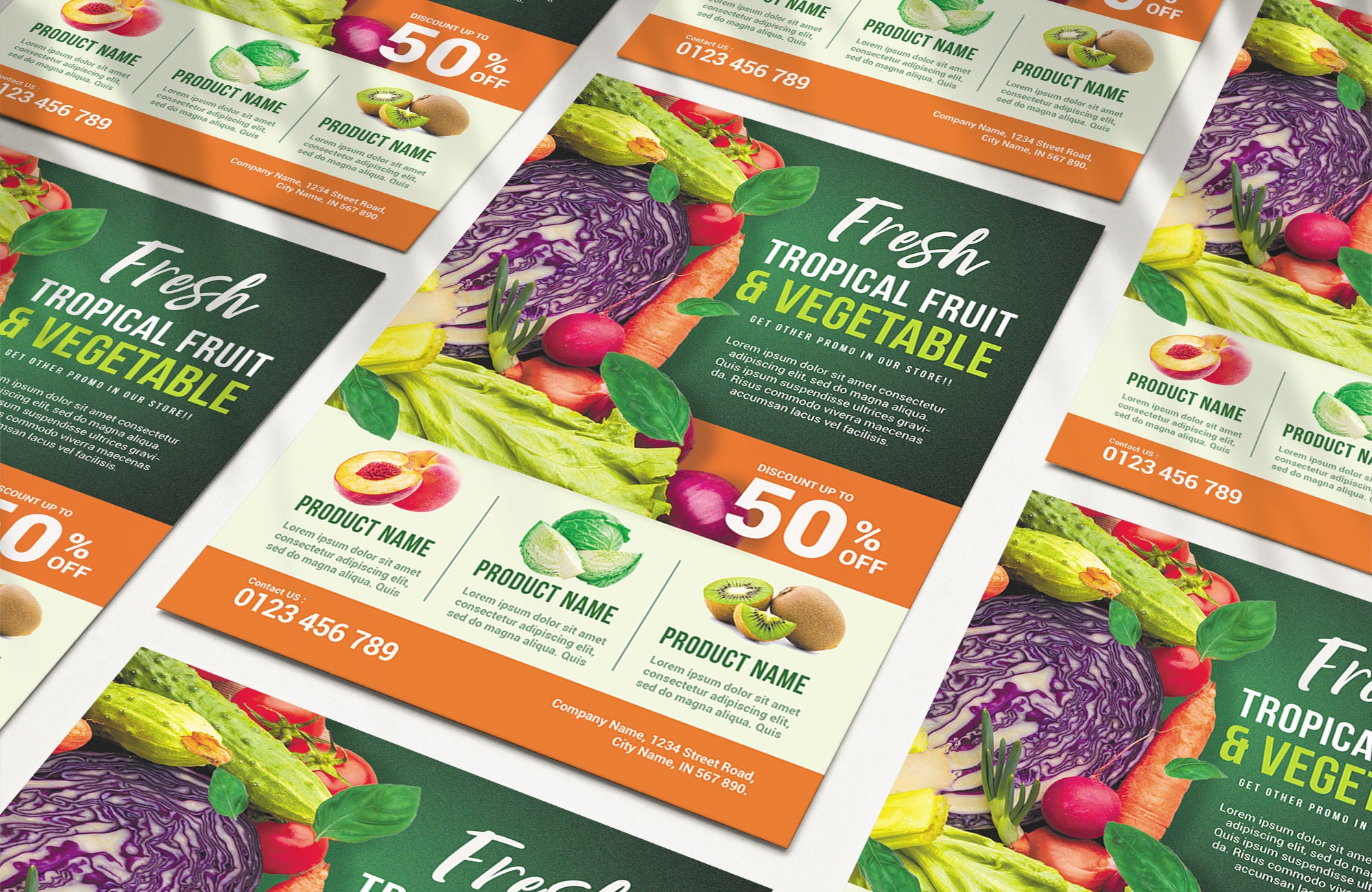 Product Flyer - Supermarket Grocery Flyer Template for Marketing ...