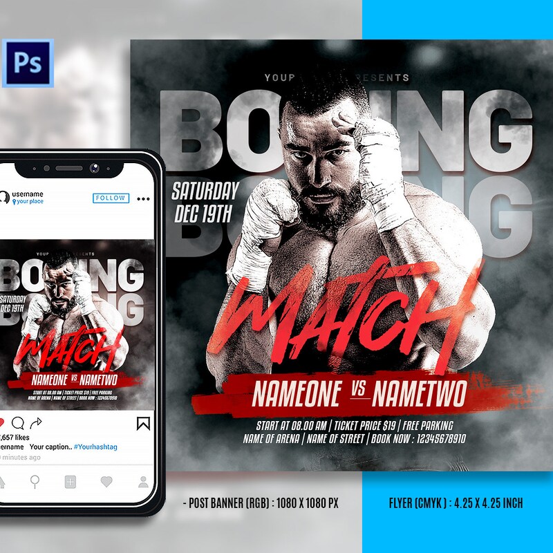 Ufc Template - Etsy