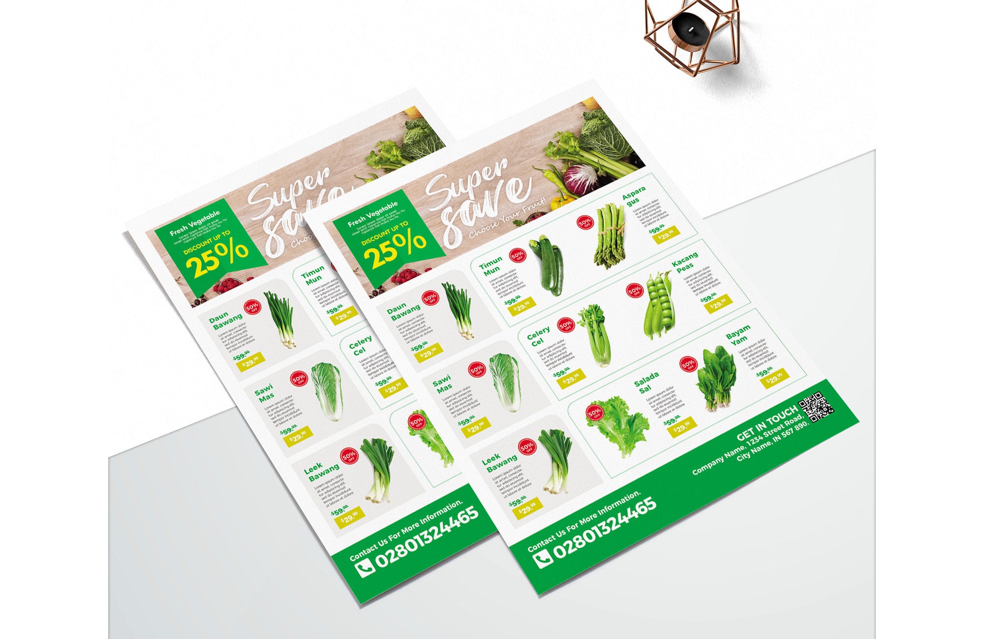 Product Flyer - Supermarket Grocery Flyer Template for Marketing ...