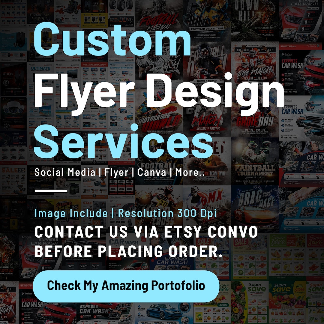 Custom Graphic Flyer Design Service, Graphic Flyer Design Service ...