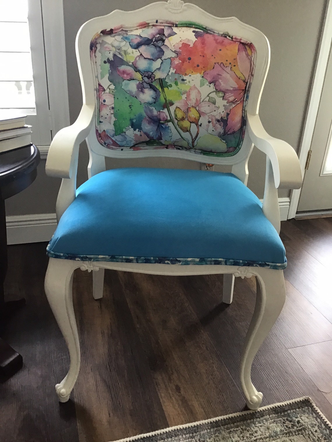 Floral Dining Chairs, Colorful Accent Chairs, Antique Chairs, French ...