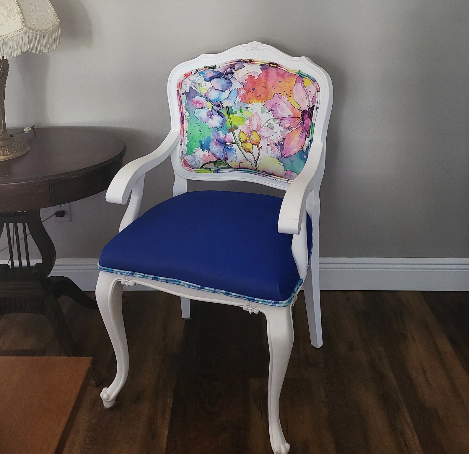 Floral Dining Chairs, Colorful Accent Chairs, Antique Chairs, French ...