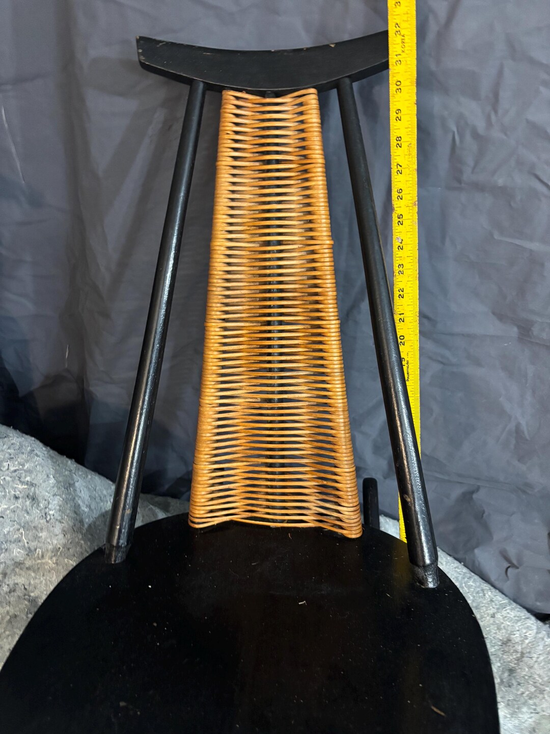 Mid 20th Century Vintage Wicker Rocker by Arthur Umanoff for Shaver ...