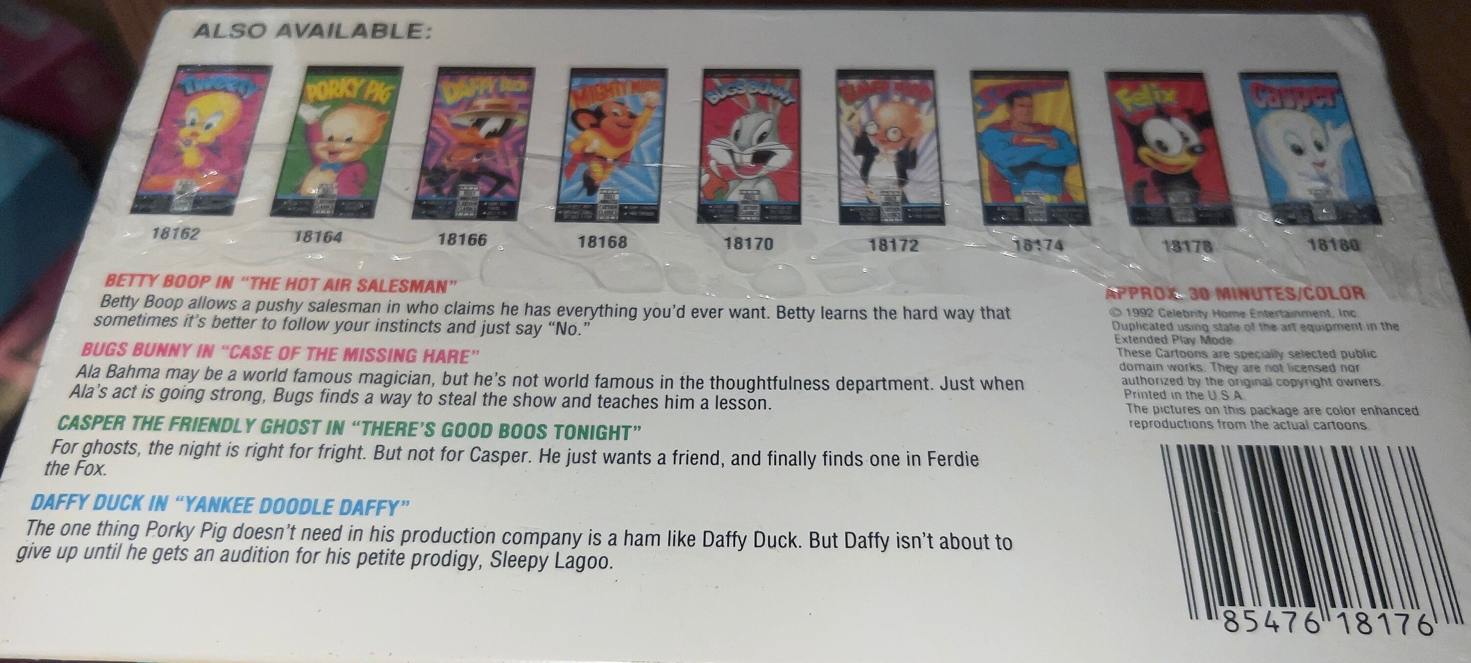 Betty Boop VHS 1992 - Etsy