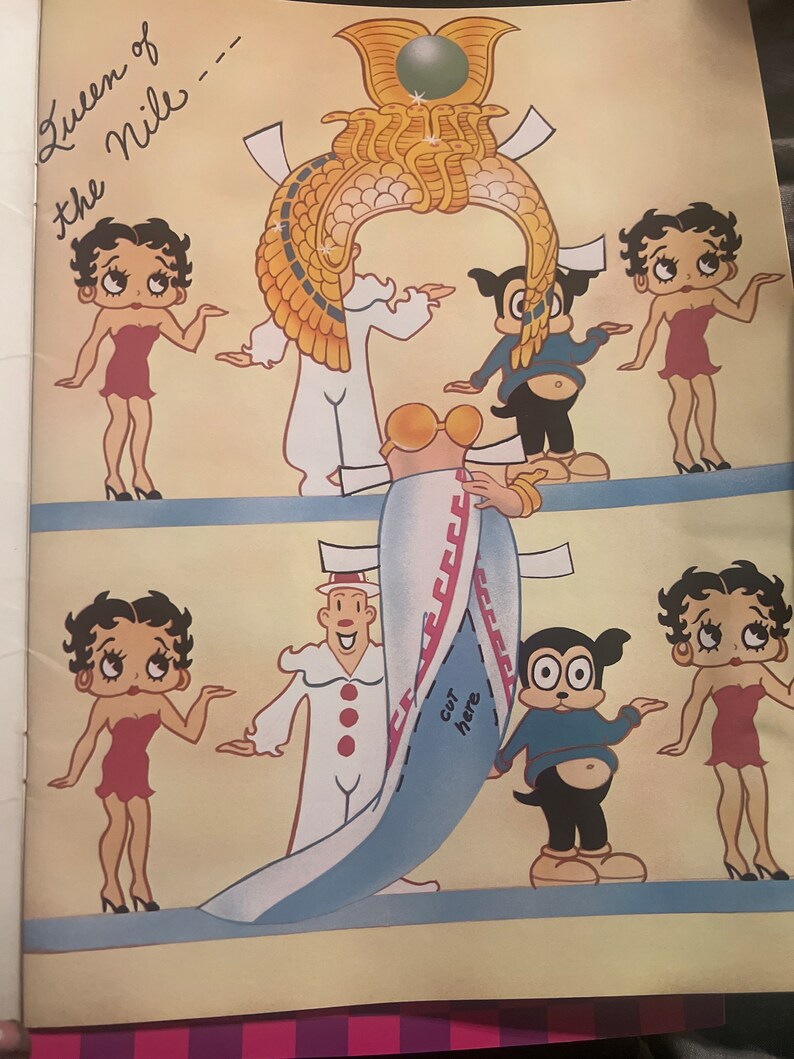 Vintage Betty Boop Goes To Hollywood Paperdolls Etsy