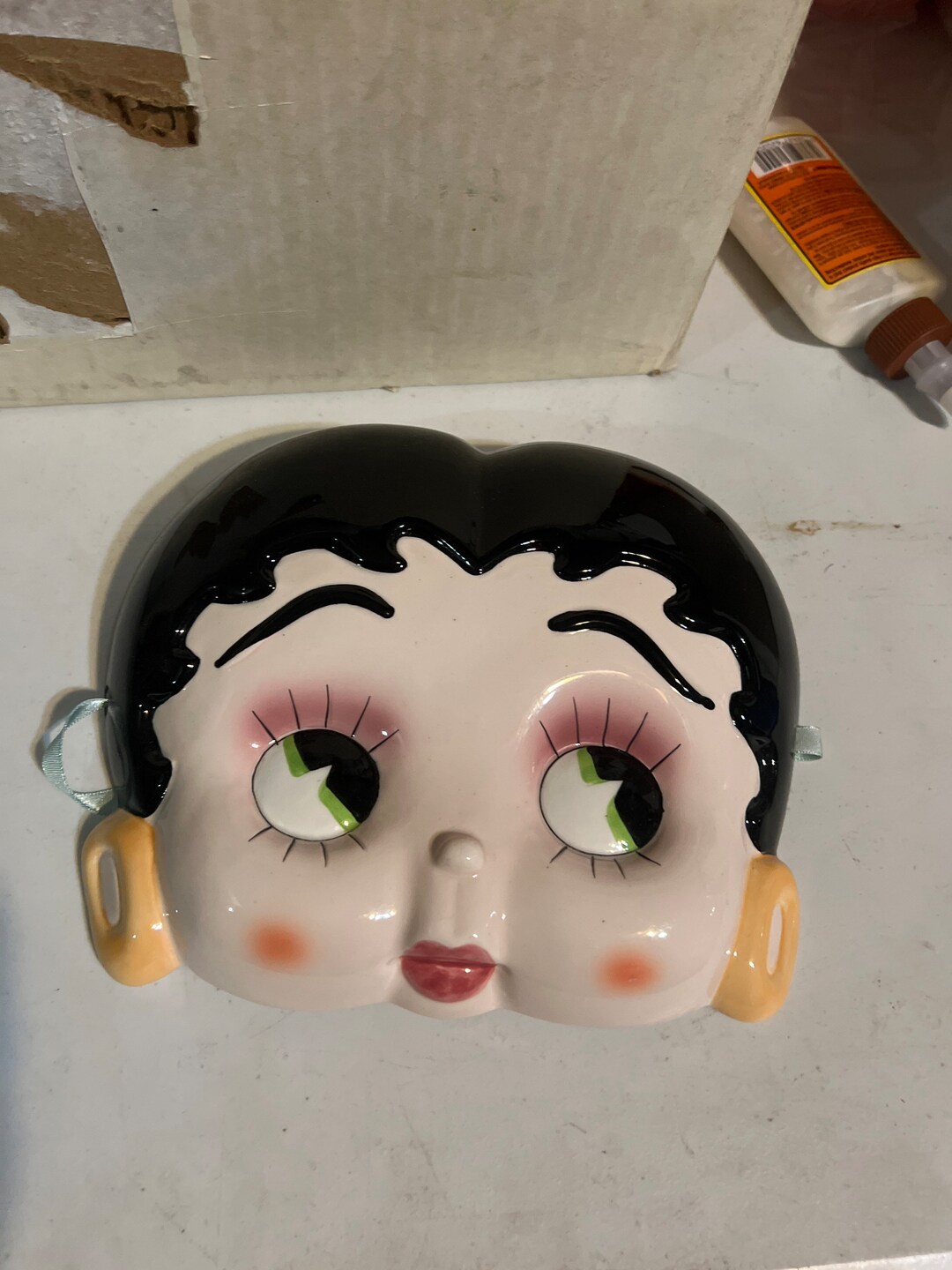 1986 Betty Boop Yeah Porcelain Mask - Etsy