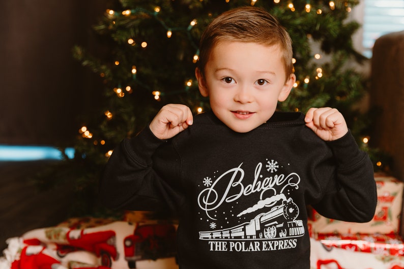 Kid's Polar Express Sweatshirt, Kid's Polar Express Shirt, Family ...