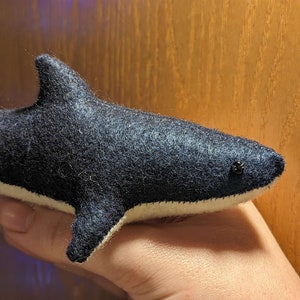 Felt Shark Plush (customized, Made to Order) - Etsy