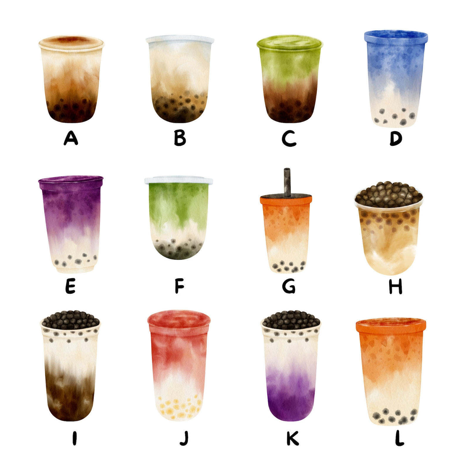 Editable Boba Tea Sign Template Bubble Tea Sign Menu for Birthday ...