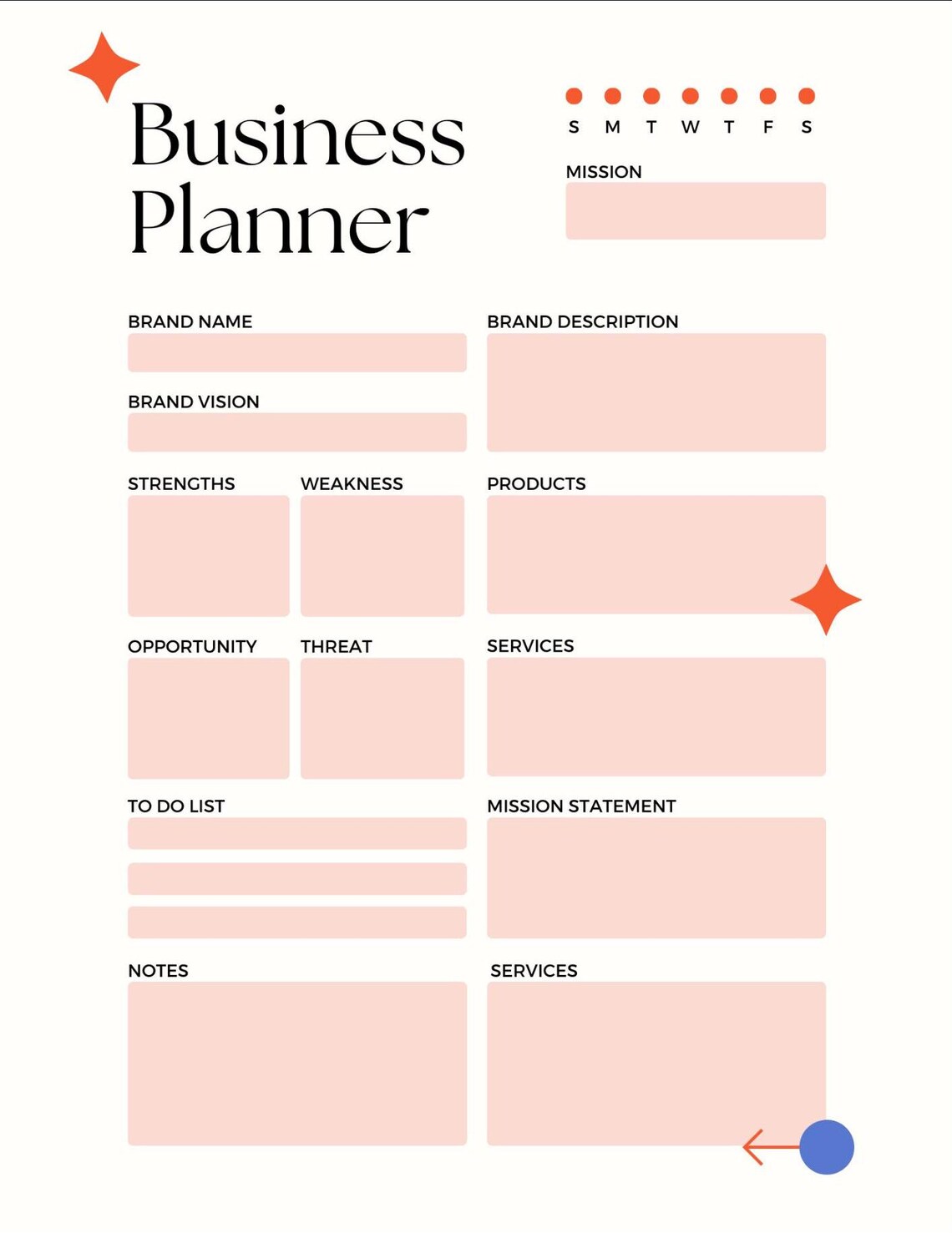 Ultimate Digital Business Plan Template Editable Business Planner ...