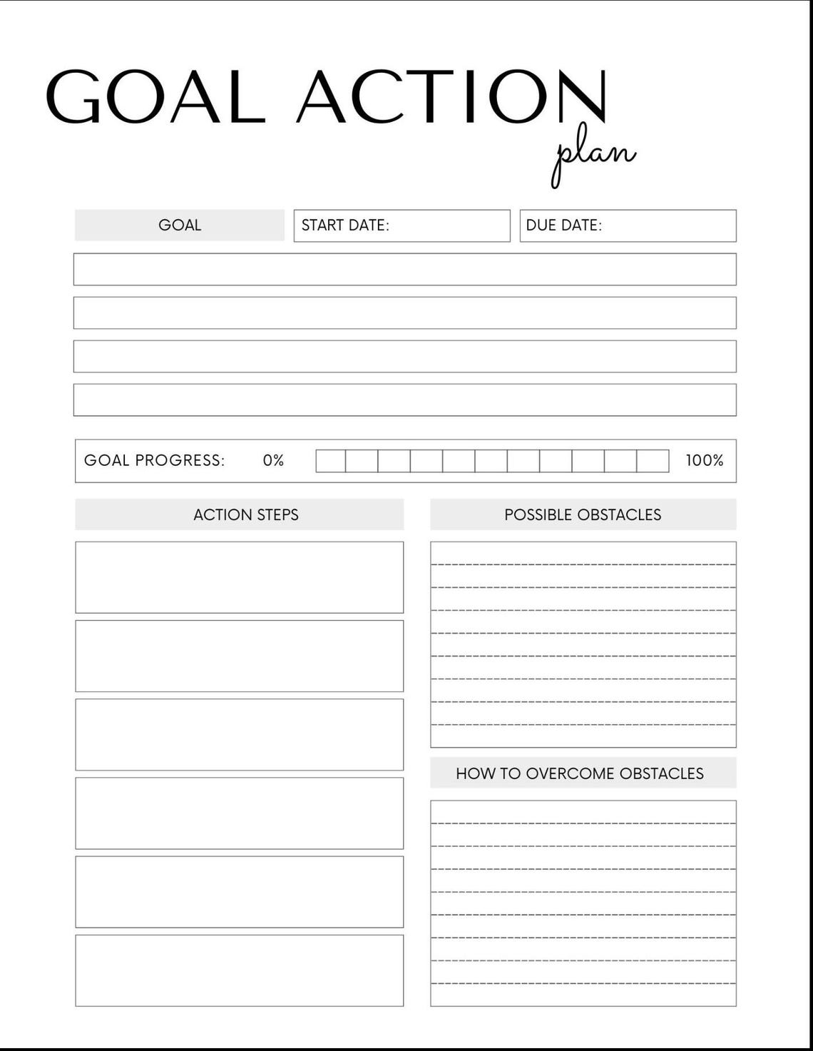 Ultimate Digital Business Plan Template Editable Business Planner ...