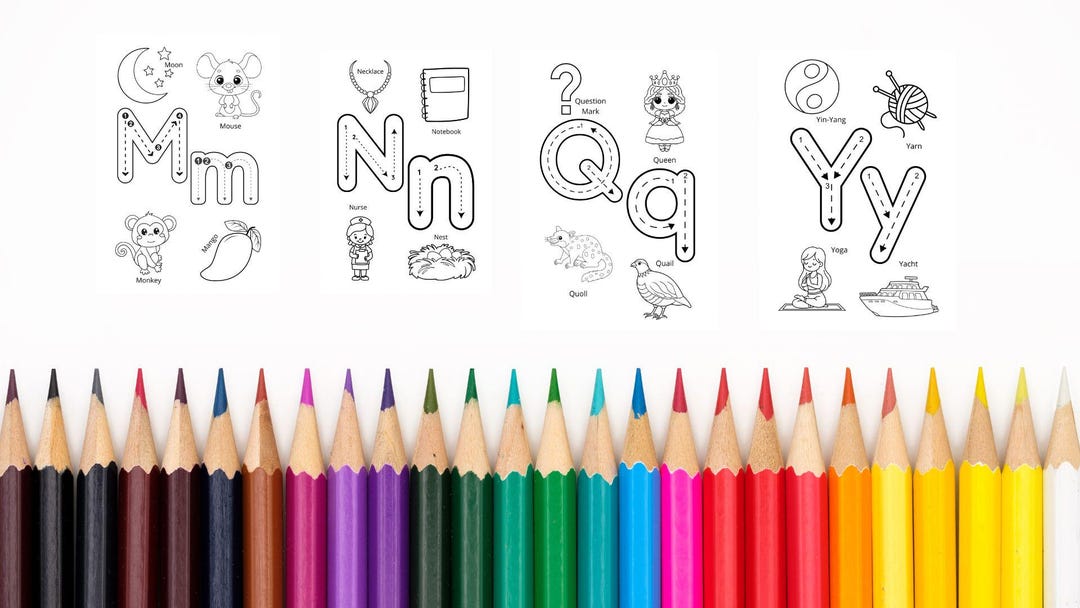 Alphabet Coloring Book | Printable ABC Coloring Pages for Kids ...