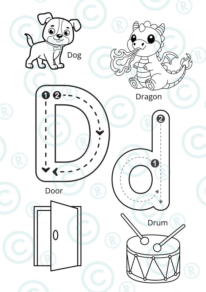 Alphabet Coloring Book | Printable ABC Coloring Pages for Kids ...