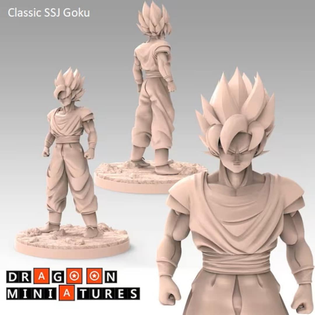 Goku SS Miniature - Etsy